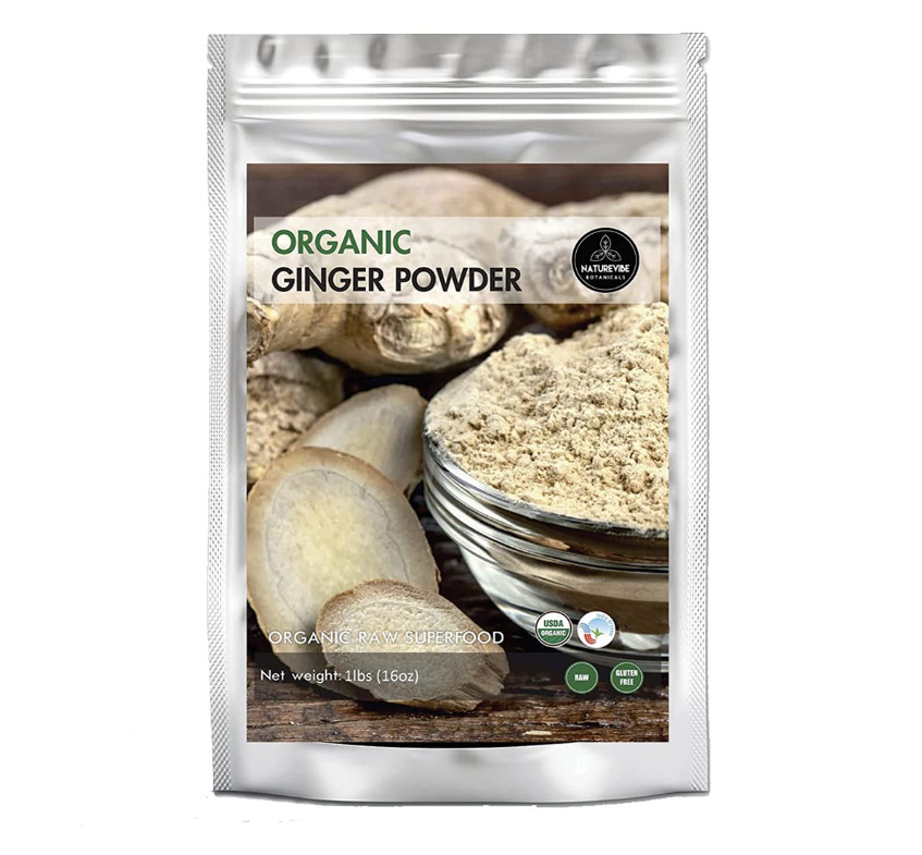 Naturevibe Botanicals Ginger Powder (Organic) - EATwithOHASHI